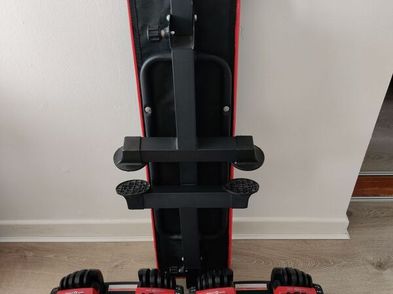 Pair Of 24kg Adjustable Dumbbells Rpm Power And Flat Bench Kingkang For ...