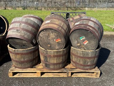 Half Whiskey Barrels Ideal For Plant Pots For Sale in Castleblayney ...