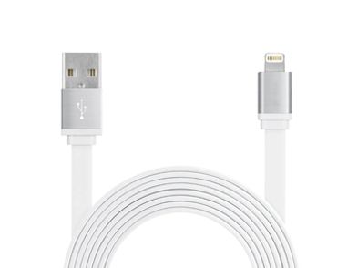 Aluminium Flat Usb Charger Cable For Iphone 6 7 5s 6s Ipad 4 Mini ...