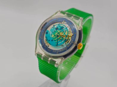 Vintage Automatic Swiss Swatch From 1990s Swiss Watch Limited Edition ...