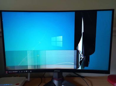 Msi Gaming Monitor Damaged Screen For Sale in Foynes, Limerick from ...