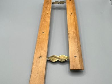 Antique Vintage Parallel Ruler Brass Wood Victorian Ww1 Navy Navigation ...