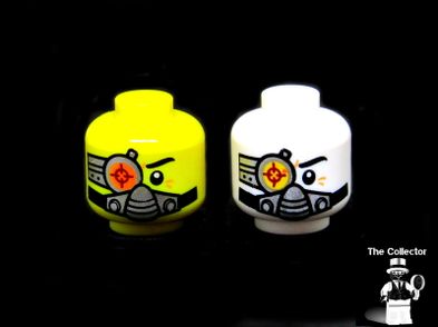 Lego Lot Of Galaxy Squad Solomon Blaze Minifigure Heads Yellow And ...