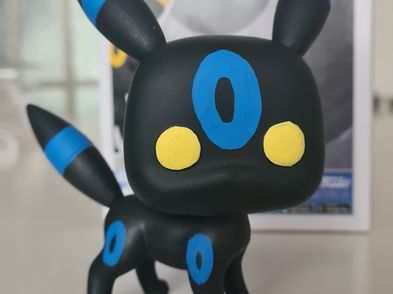 Pokemon Shiny Umbreon Custom Hand Painted Funko Pop Figure For Sale in ...