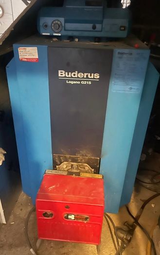 Oil Boiler With Burner And Water Cylinder Buderus Logano G215 For Sale ...