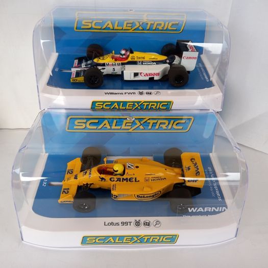 Scalextric F1 Legends Twin Pack Mansell Vs Senna Slot Car Classic ...