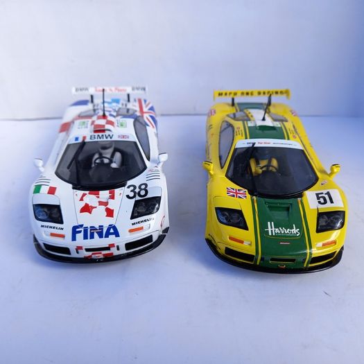 Scalextric Mclaren F1 Gtr Twin Pack Gt Touring 24hr Slot Car Endurance ...