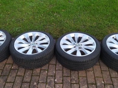 18 Vw Passat Cc Scirocco Alloys With Very Good Tyres For Sale in Clane ...