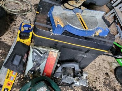 Garage Clean Out Tool Chest Withhand N Power Tools Some Not Even Opened ...