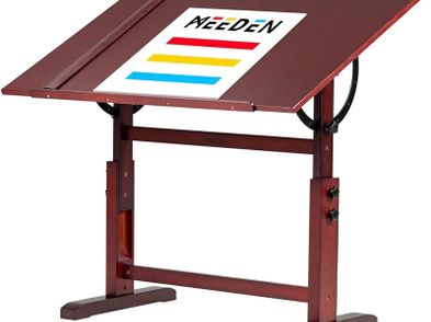 Extra Large Wood Drafting Table Artist Drawing Table With Height ...