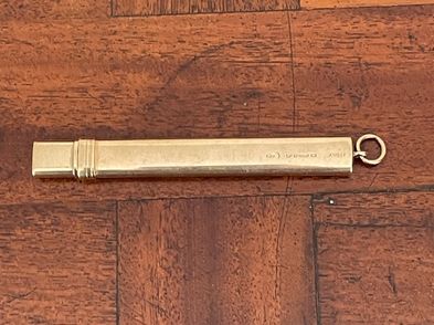 Gold Antique Pencil Holder By Asprey Of London For Sale in Dublin 8 ...