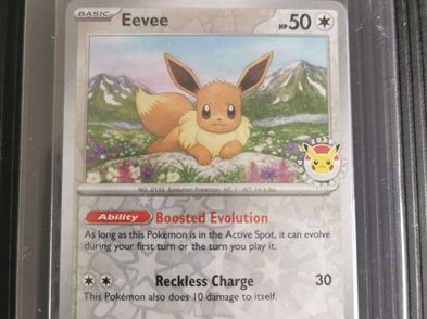 2025 Pokemon Day Stamp Eevee 074131 Pokemon Prismatic Evolutions Promo ...