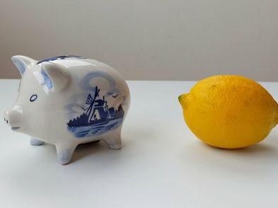 Vintage Delft Hand Painted Pig Money Bank H7cm For Sale in Firhouse ...