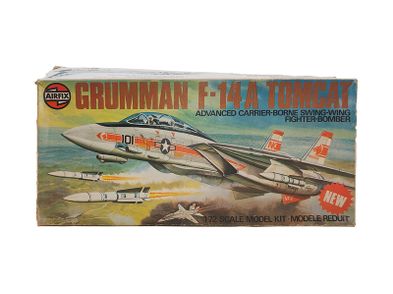 Airfix Grumman F 14a Tomcat Us Navy Fighter 172 Scale Model Kit 5013 ...