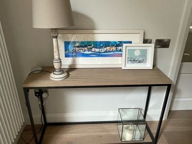 Neptune Carter Console Table Oak And Steel Medium For Sale in Naas ...