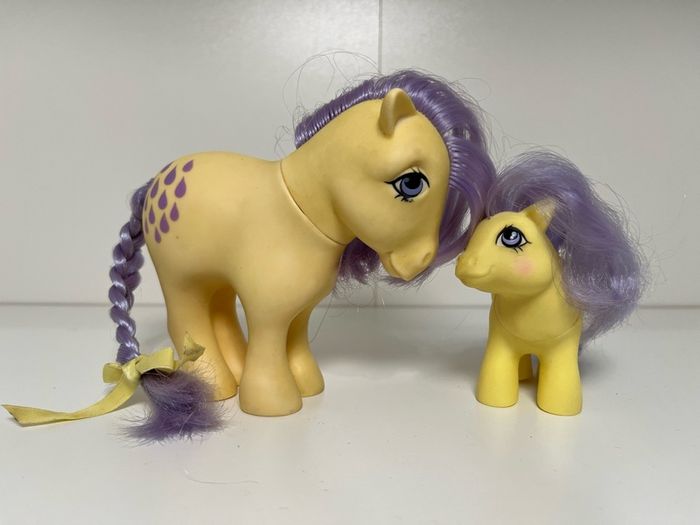 Reduced Vintage My Little Ponies Lemondrop Baby Lemondrop For Sale in ...