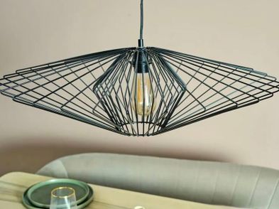 Black Wire Ceiling Pendant For Sale in Rush, Dublin from Yan37