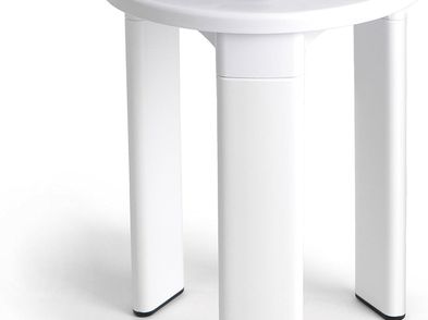 Round Stool With Three Legs Made Of Resistant Plastic Easy To Clean ...