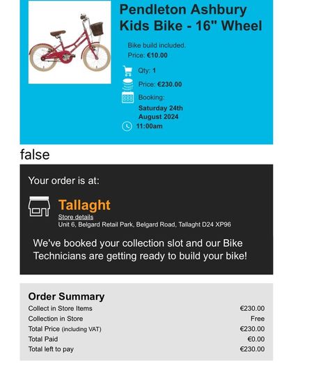 Pendleton Girls Bike For Sale in Kilternan, Dublin from EK321