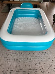 Summer Waves Rectangular Family Pool W Cupholder And Headrest For Sale ...