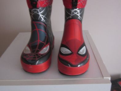 Redblack Spider Man Cuff Fleeced Lined Wellies For Sale in Skerries ...