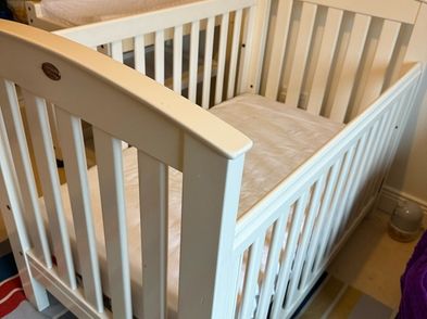 Solid Wood Cot Change Table Set High Quality For Sale in Roscommon Town ...