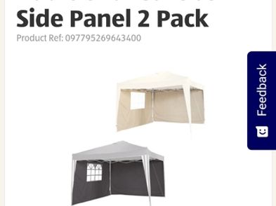 Gazebo Side Panels From Aldi For Sale in Lucan, Dublin from Elaine McGrath2