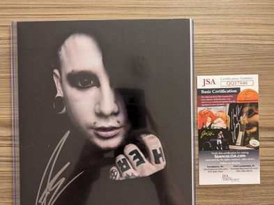Josh Balz Autographed 8x10 Photo Motionless In White Signed Jsa For ...