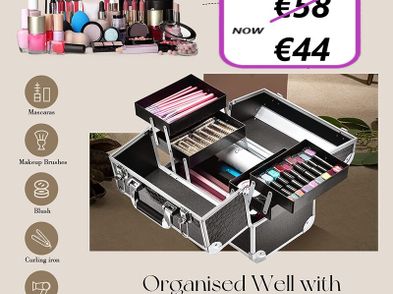 New Large Vanity Case Make Up Beauty Case Storage Organizer Make Up ...