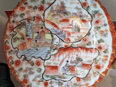 Antique Chinese Plate For Sale in Donabate, Dublin from guiterman