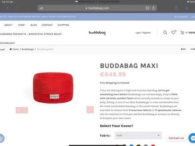Budda Bag For Sale in Templeogue, Dublin from sophie tarzan