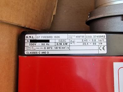 Firebird Riello Burner G7 150k For Sale in Conna, Cork from technowizard
