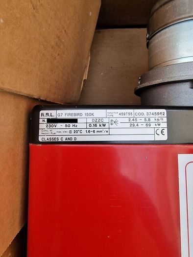 Firebird Riello Burner G7 150k For Sale in Conna, Cork from technowizard