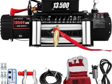 Winch 6 Tone Recovery Electric Winch 13500lb6123kg Steel Cable Recovery ...
