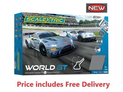 Scalextric New Arc Air Set World Gt Edition With Wireless Controllers ...