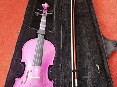 Violin Student 12 Violin By Gear4music Purple Sparkle For Sale in ...