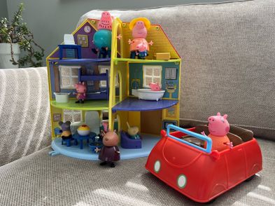 Peppa Pig House Car Plus Figures For Sale in Baldoyle, Dublin from ewesza