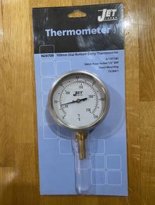 Jet Range N20700 100mm Dial Bottom Entry Thermometer For Sale in ...